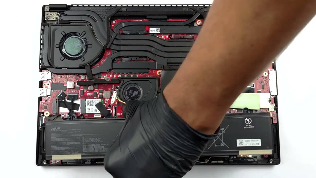 How to open ASUS ROG Flow X16 (GV601, 2023) - disassembly and upgrade ...