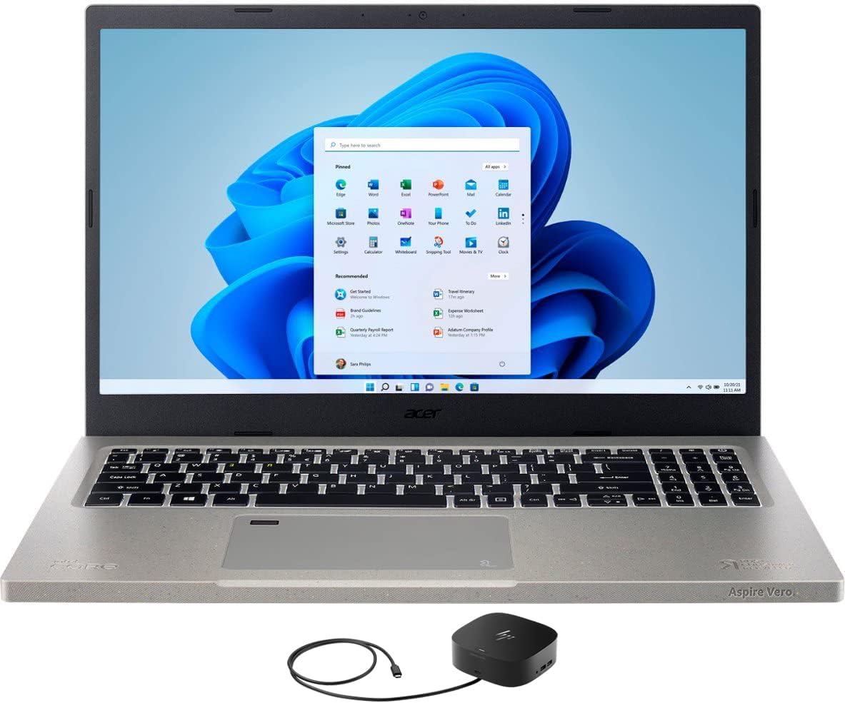 Acer Aspire Vero - i5-1235U · Xe Graphics G7 80 EU · 15.6”, Full HD (1920 x 1080), IPS · 1TB SSD ...