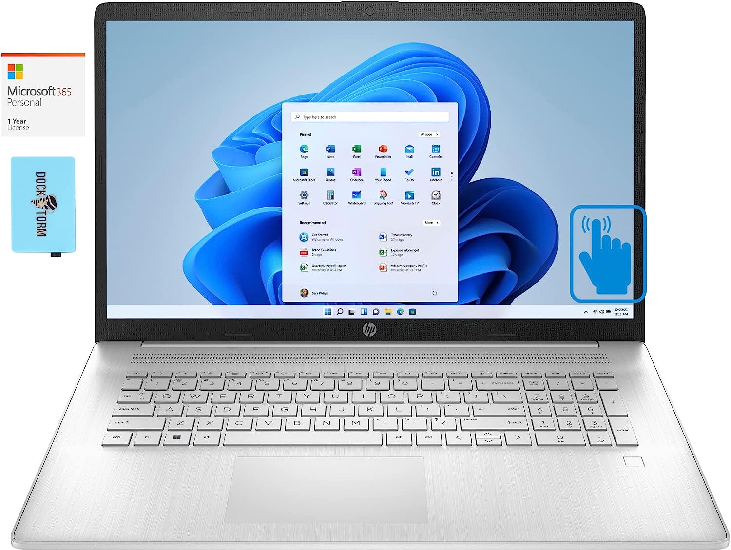 HP 17 - Ryzen 5 5625U · RX Vega 7 15W · 17.3”, HD+ (1600 x 900), TN ...