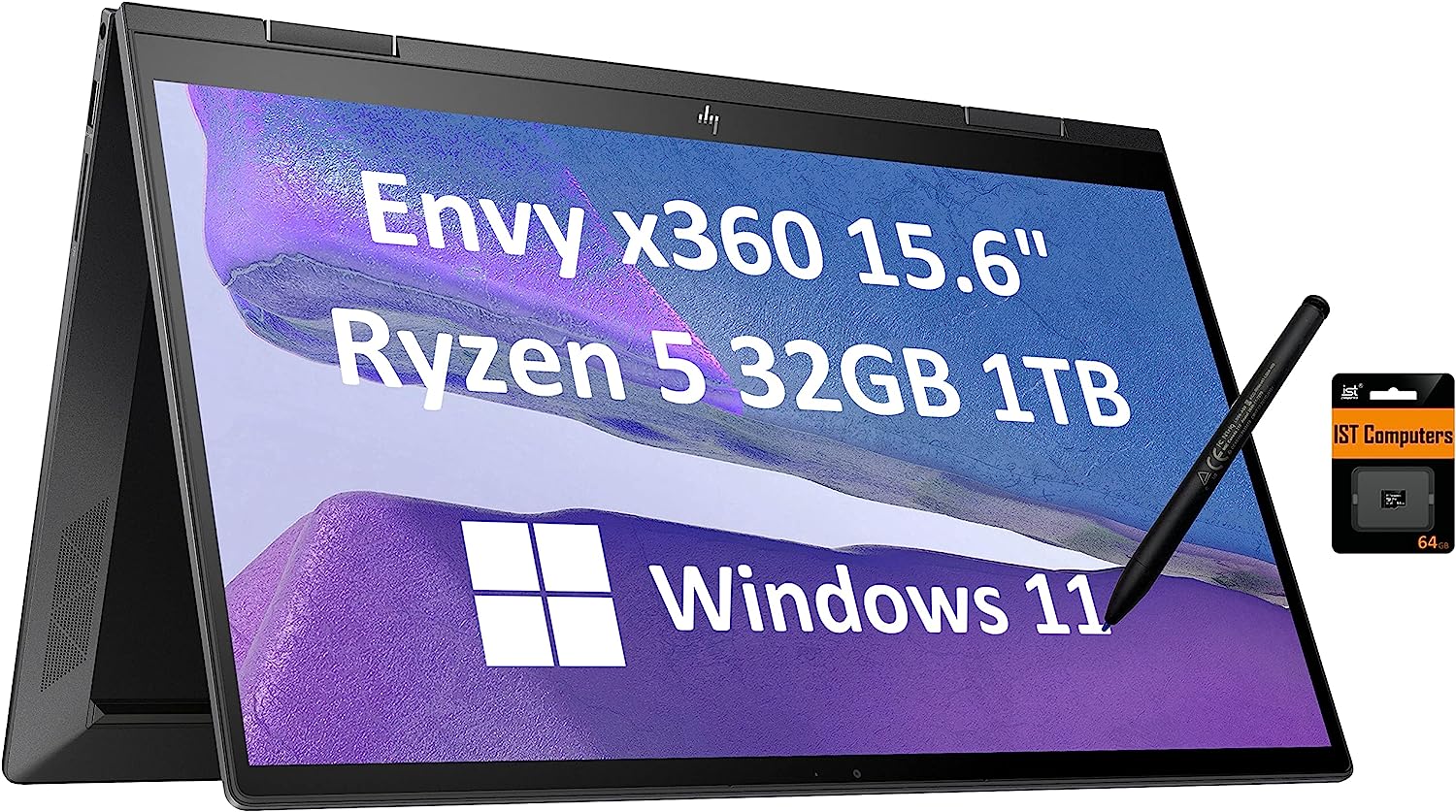 HP ENVY x360 15 - Ryzen 5 5625U · RX Vega 7 15W · 15.6”, Full HD (1920 ...