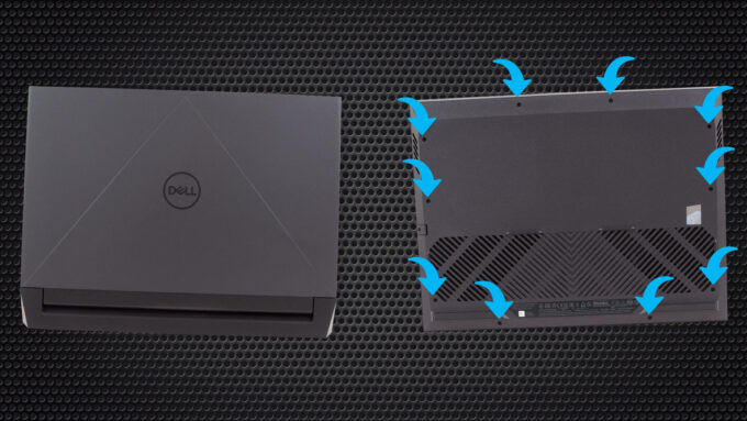 How to open the Dell G15 5530 - disassembly and upgrade options ...