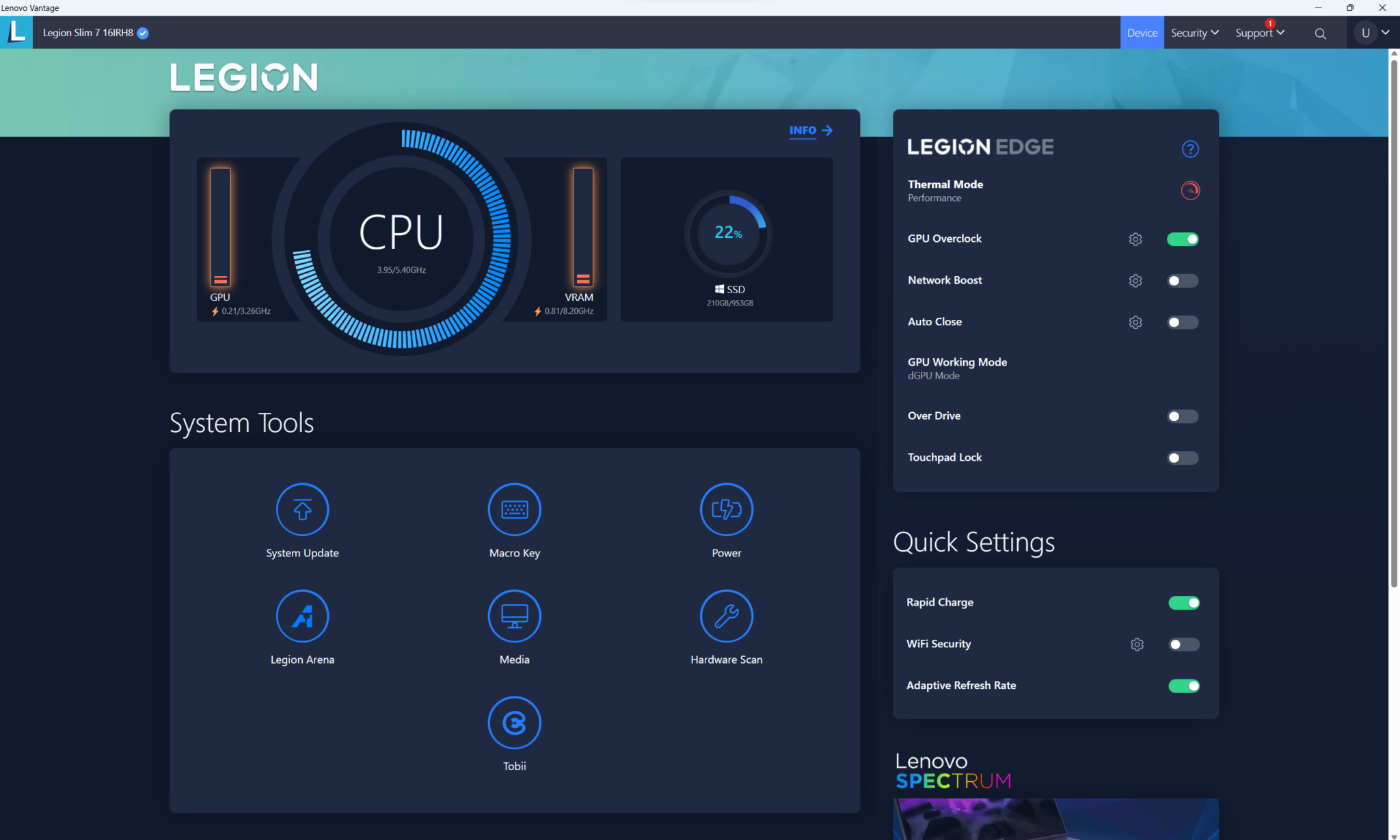 Lenovo Legion Slim 7i / S7 (16" Intel, Gen 8) review - surprisingly ...