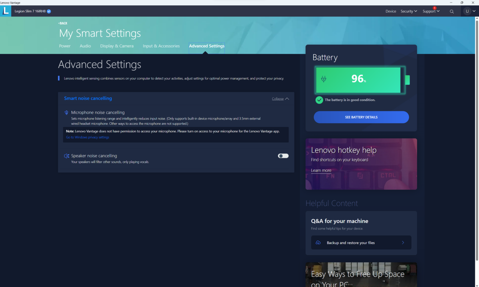 Lenovo Legion Slim 7i / S7 (16" Intel, Gen 8) review - surprisingly ...