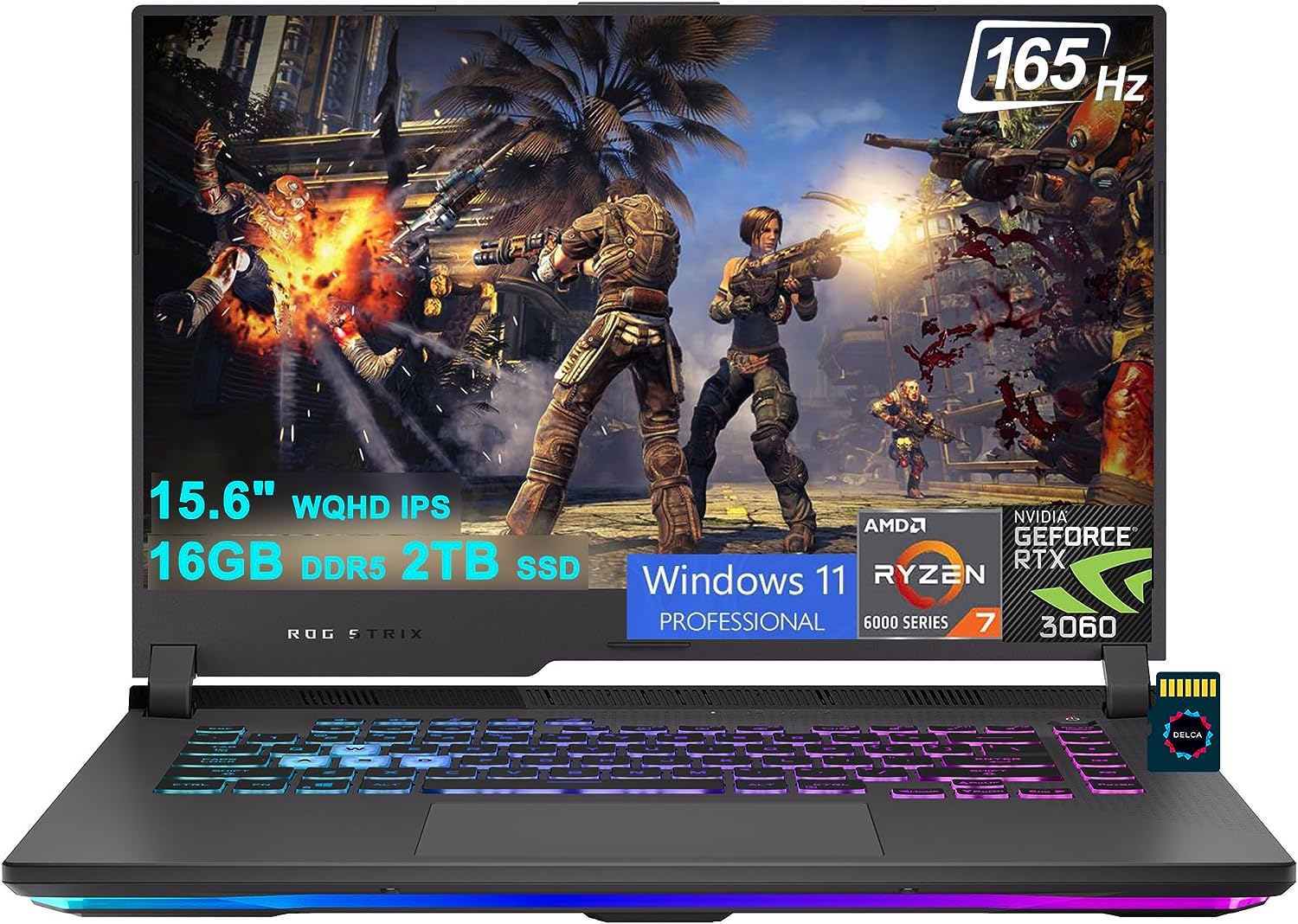 ASUS ROG Strix G15 - Ryzen 7 6800H · RTX 3060 Laptop · 15.6", WQHD ...
