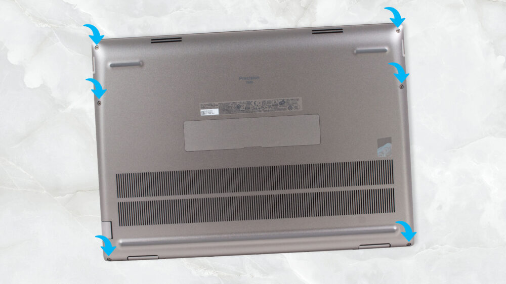 How to open Dell Precision 16 7680 - disassembly and upgrade options ...