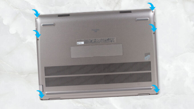 How to open Dell Precision 16 7680 - disassembly and upgrade options ...