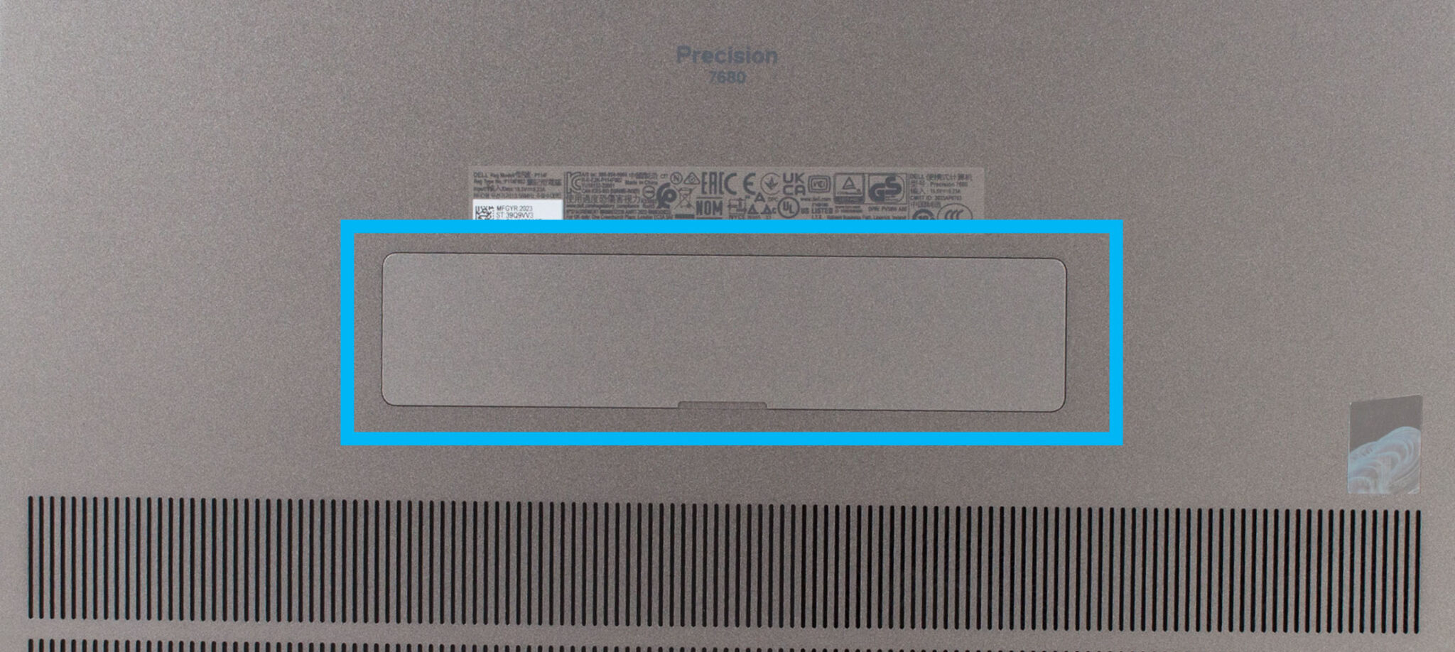 How to open Dell Precision 16 7680 - disassembly and upgrade options ...