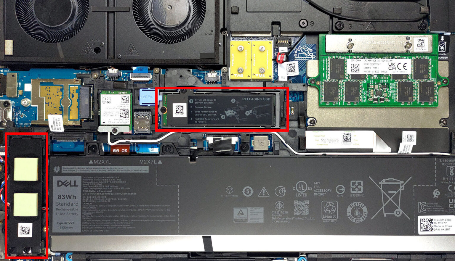 How to open Dell Precision 16 7680 - disassembly and upgrade options ...