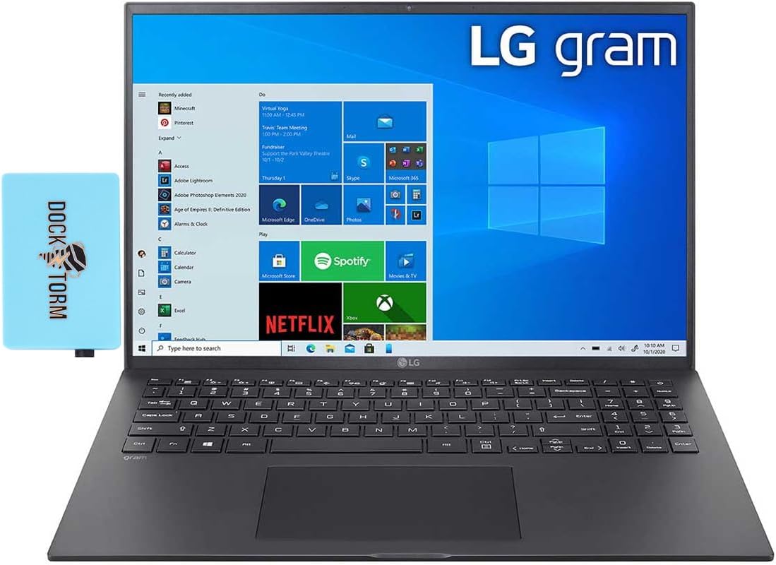 LG Gram 16 - i7-1165G7 · Xe Graphics G7 · 16.0", WQXGA (2560 x 1600 ...