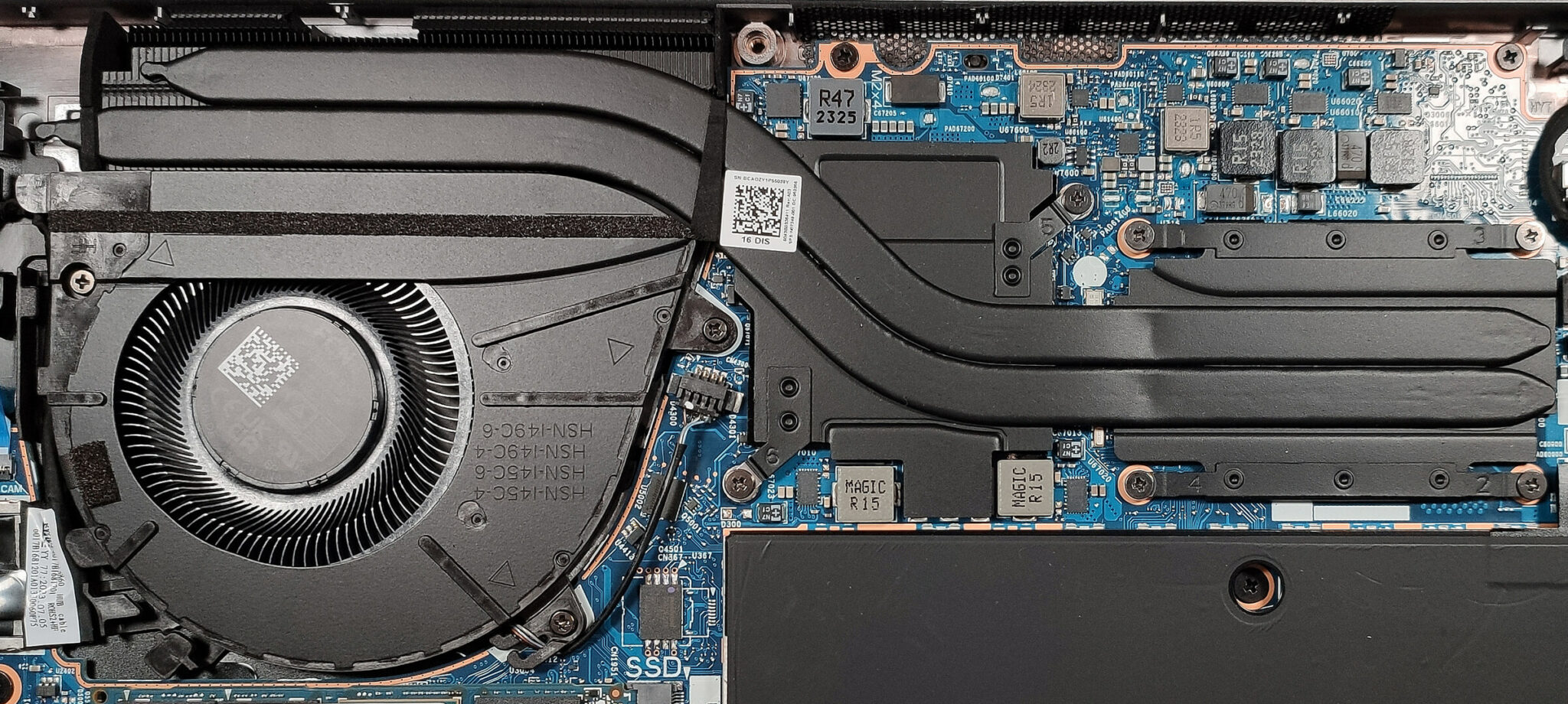 HP ZBook Firefly 16 G10 review - the CPU clock under heavy load is low ...