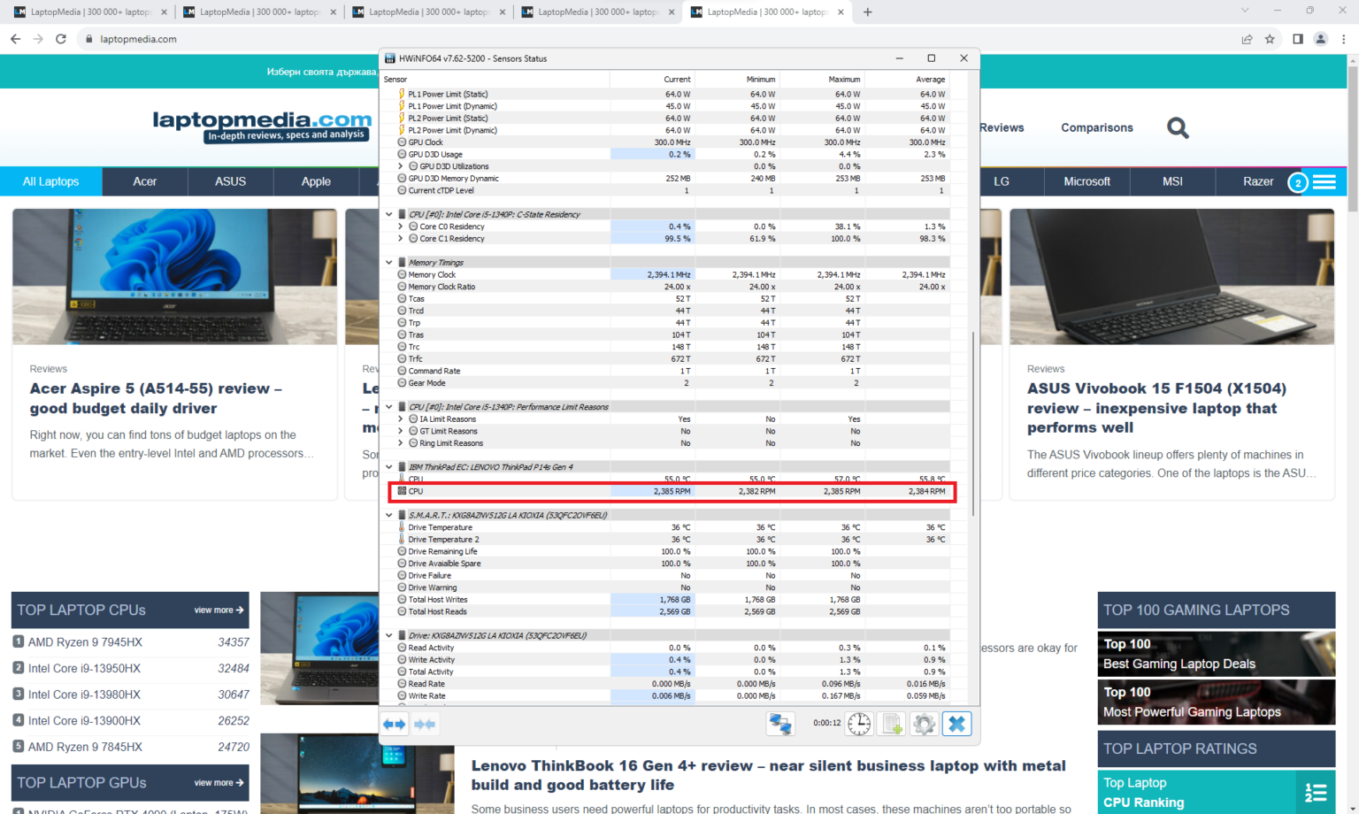 Lenovo ThinkPad P14s Gen 4 review - portable and loaded with power and security features ...