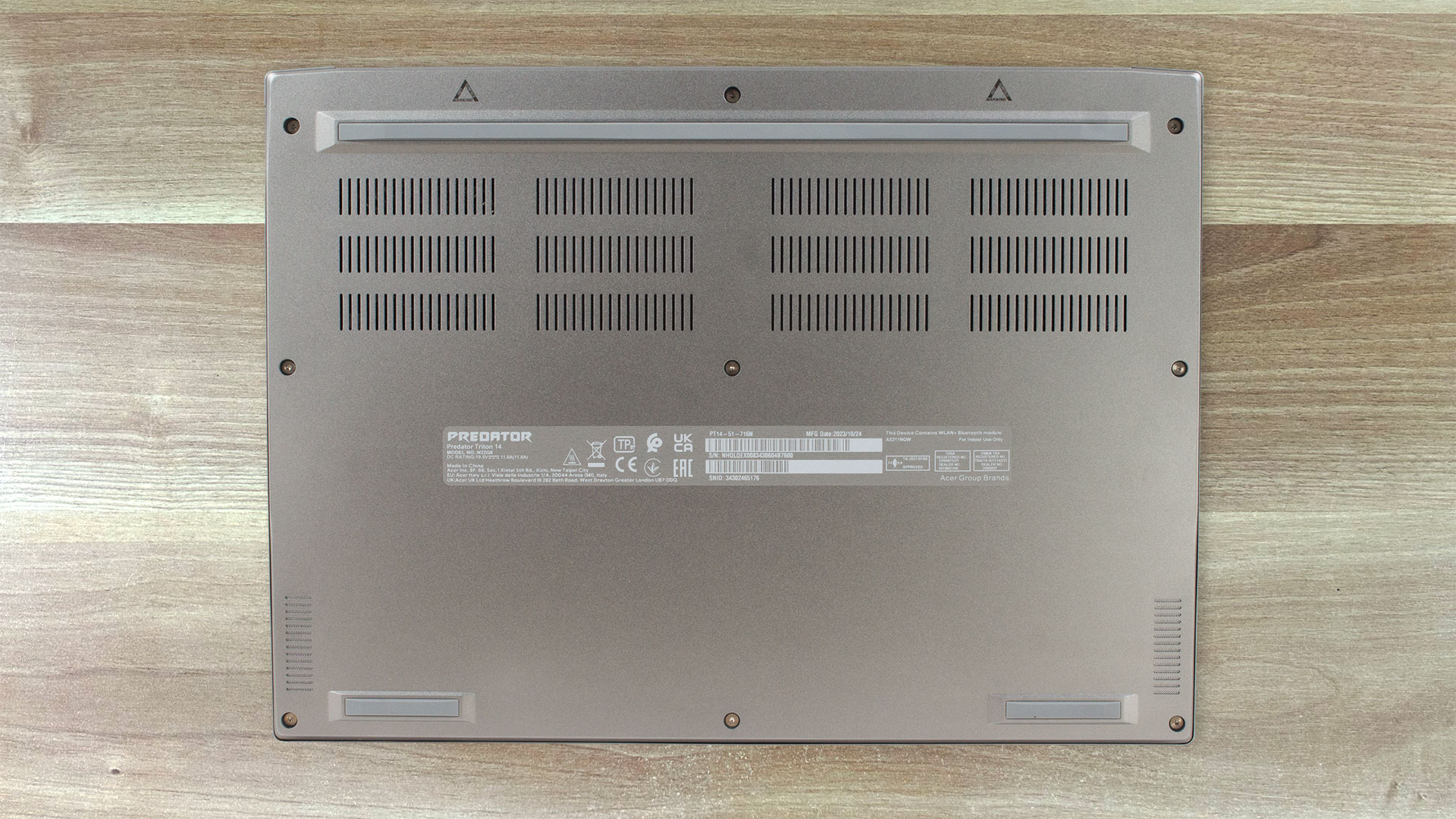 Acer Predator Triton 14 (PT14-51) review - compact powerhouse: Design ...