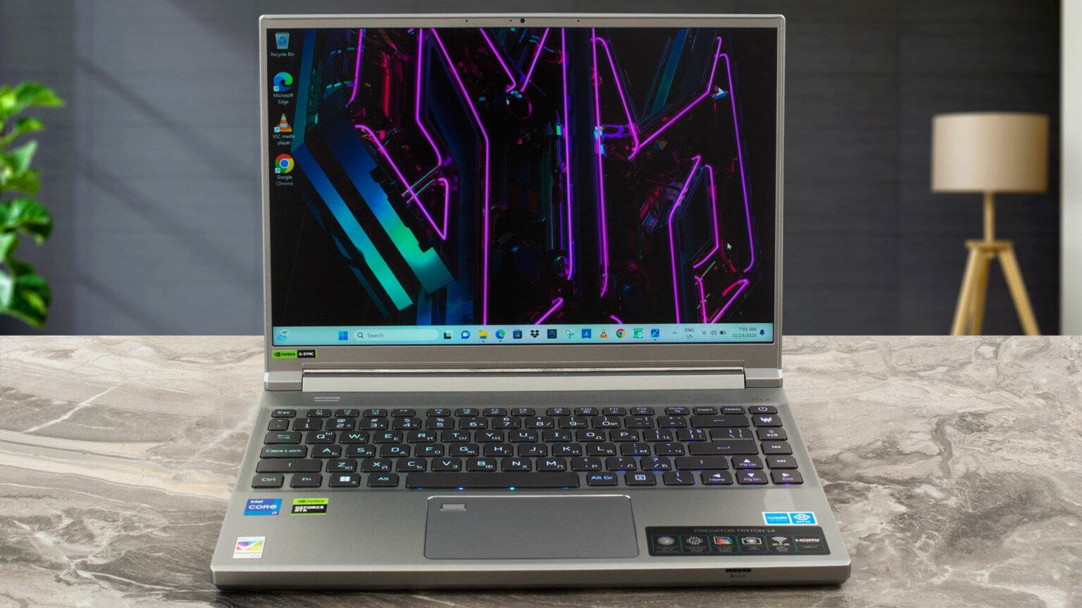 Acer Predator Triton 14 (PT14-51) review - compact powerhouse: Design ...