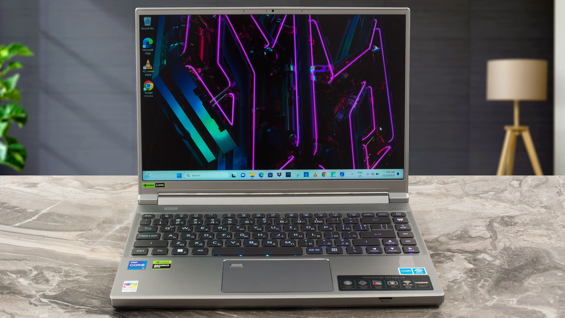 Acer Predator Triton 14 (PT14-51) review - compact powerhouse: Design ...