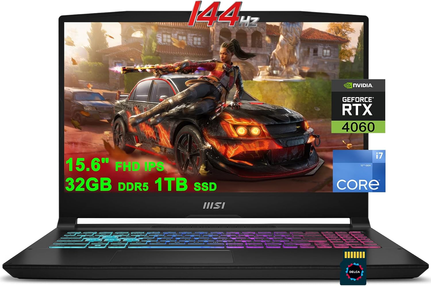 MSI Katana 15 - i7-12650H · RTX 4060 105W · 15.6”, Full HD (1920 x 1080 ...