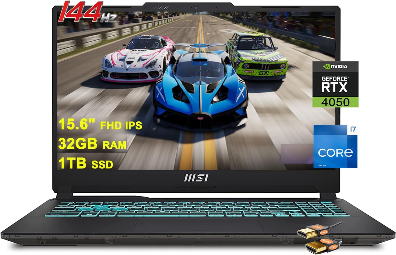 MSI Cyborg 15 - 13620H · RTX 4050 45W · 15.6”, Full HD (1920 x 1080 ...