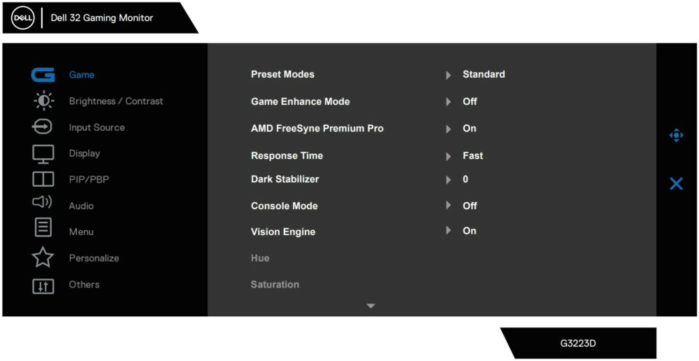 Dell G3223D - Display Profiles for Reaching the Boundaries of Color ...
