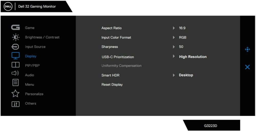 Dell G3223D - Display Profiles for Reaching the Boundaries of Color ...