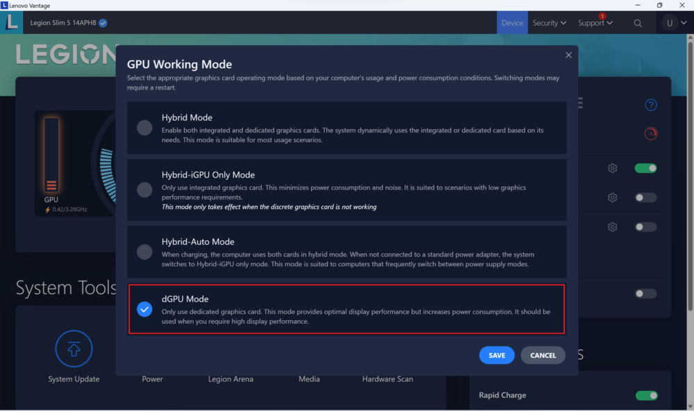 Lenovo Legion Slim 5 (14, Gen 8) review - the overall performance is ...