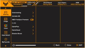 Display Profiles for ASUS TUF Gaming VG27AQA1A - Great at everything ...