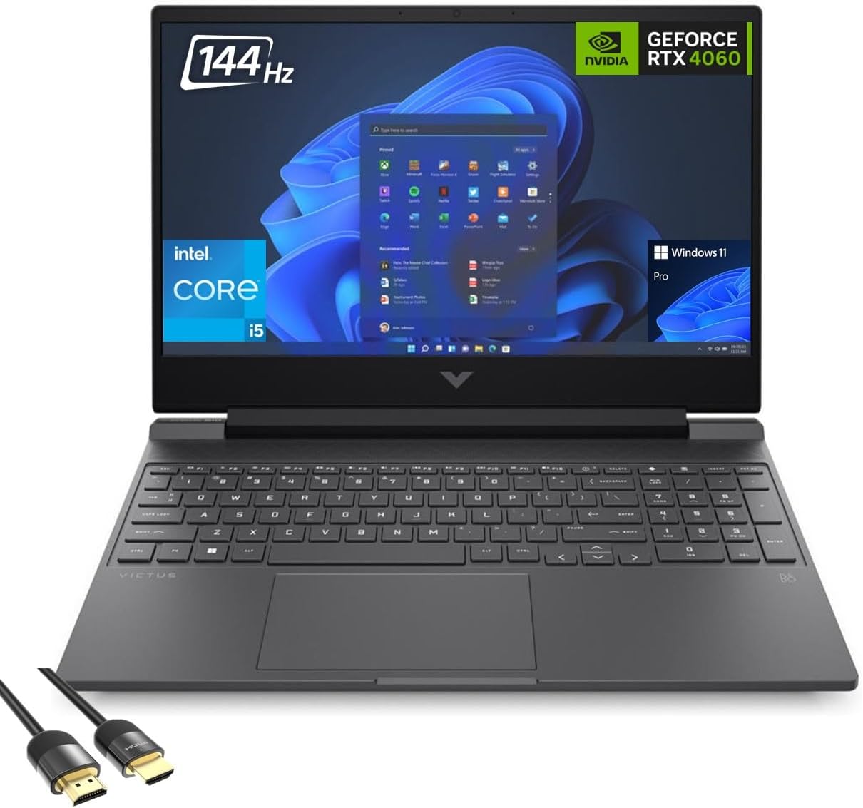 HP Victus 15 I5 12500H RTX 4060 75W 15 6 Full HD 1920 X 1080