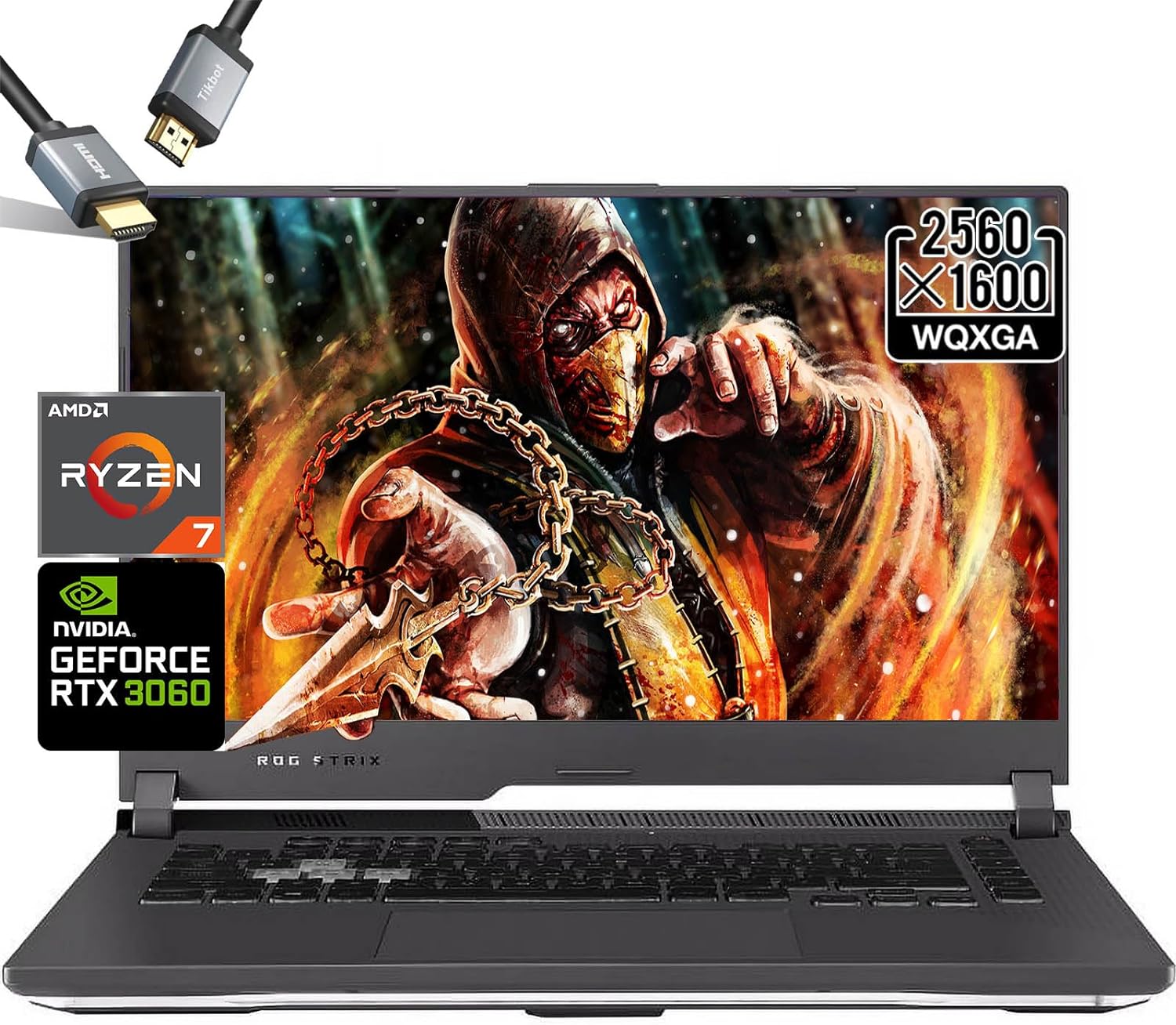 ASUS ROG Strix G15 - Ryzen 7 6800H · RTX 3060 Laptop · 15.6", WQHD ...