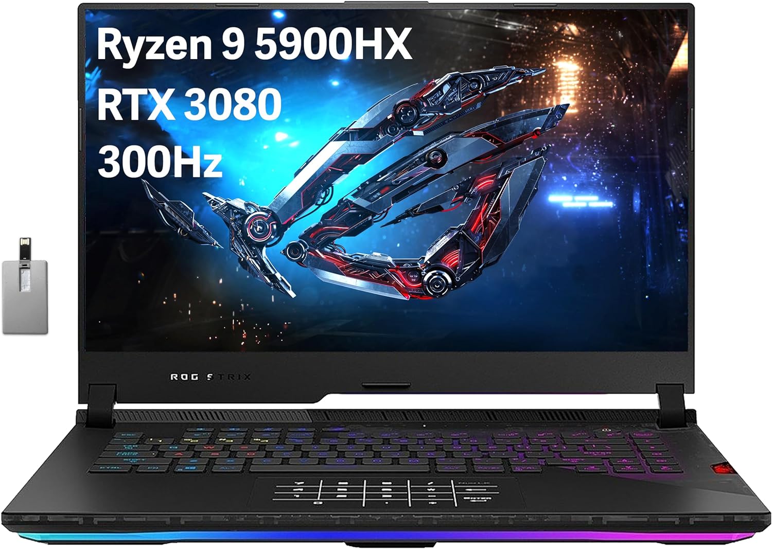 ASUS ROG Strix SCAR 15 - Ryzen 9 5900HX · RTX 3080 130W · 15.6”, Full ...