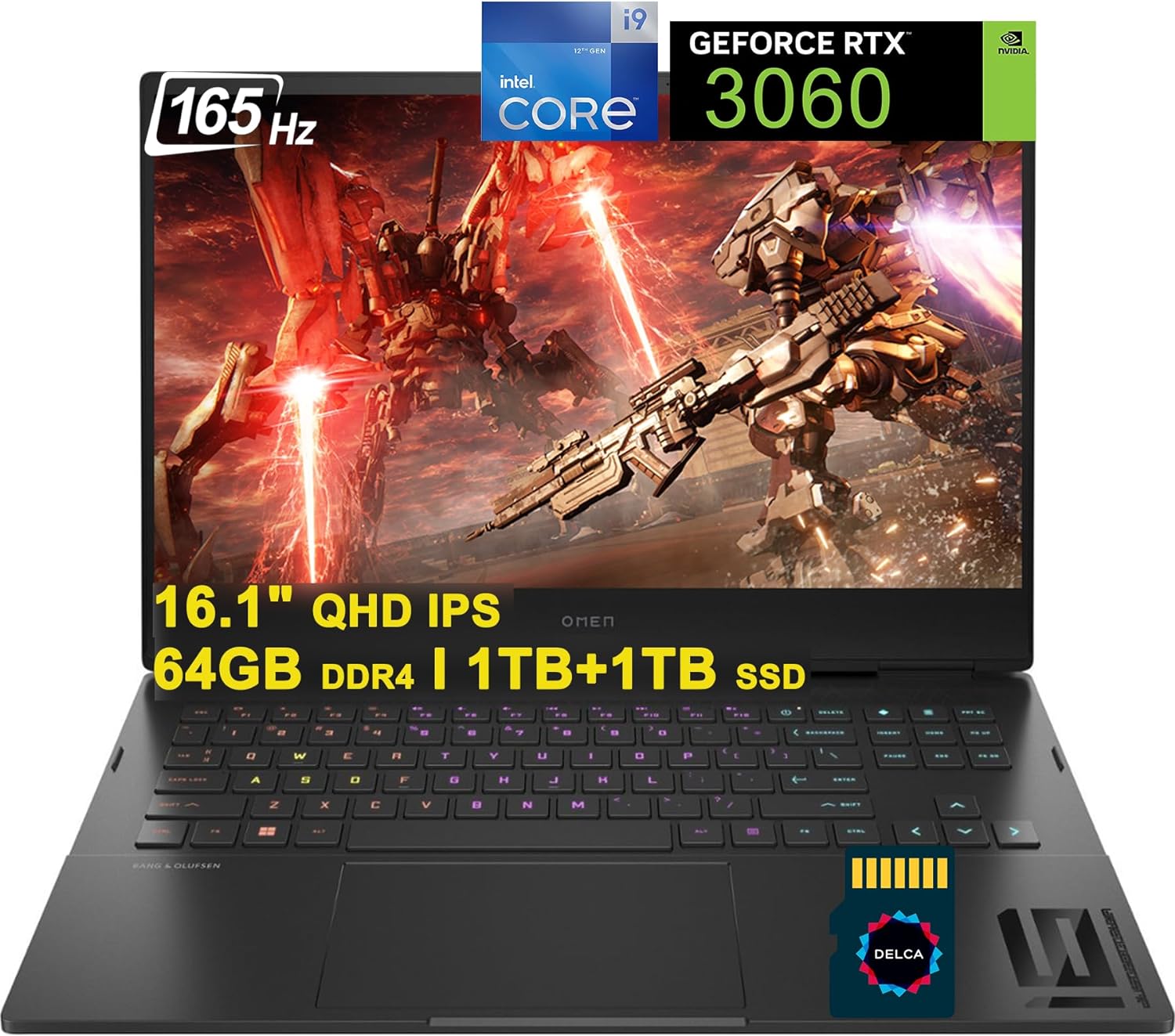 HP OMEN 16 - i9-12900H · RTX 3060 Laptop · 16.1″, QHD (2560 x 1600 ...