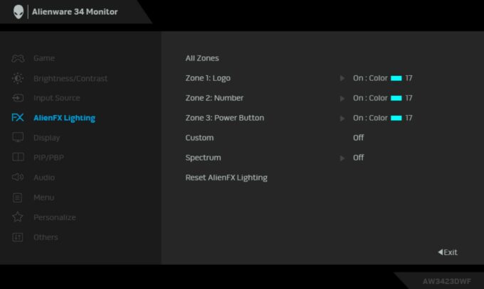 Alienware AW3423DWF monitor – Specs, Pros / Cons: The Widest Color ...