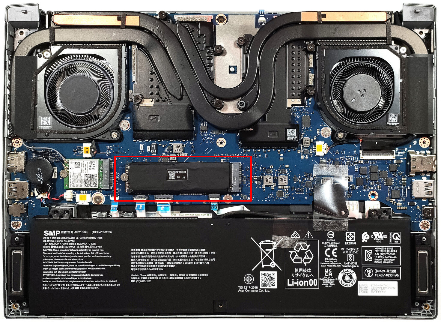 How to open Acer Predator Triton 14 (PT14-51) – disassembly and upgrade ...
