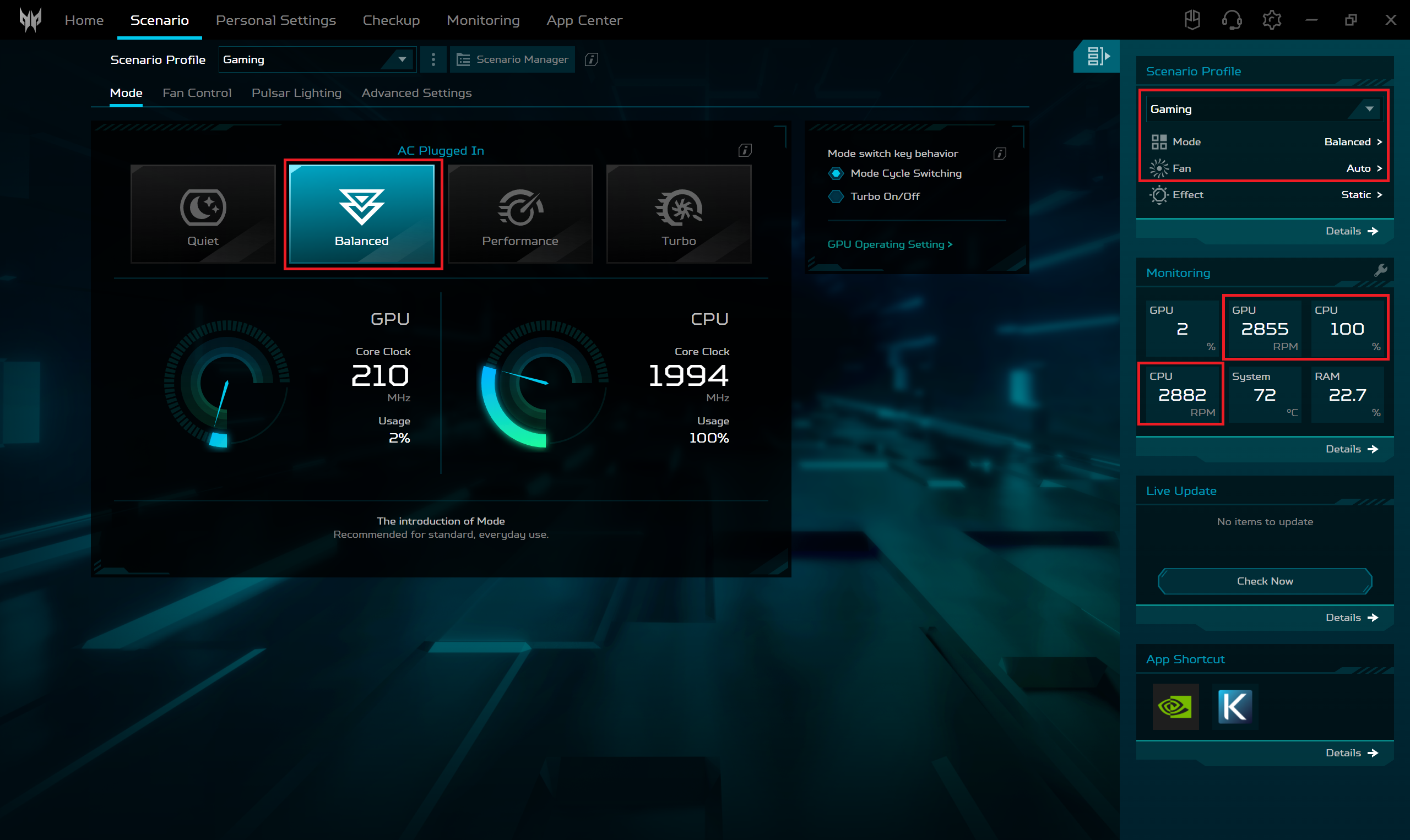 Acer Predator Helios 18 (PH18-72) review - Desktop Performance in a ...