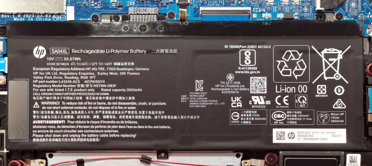 How to open HP Envy x360 15 (15-fe0000) – disassembly and upgrade ...