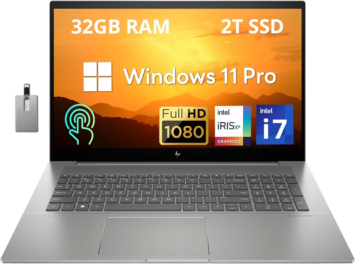 HP ENVY 17 - 13700H · Xe Graphics G7 · 17.3”, Full HD (1920 x 1080 ...