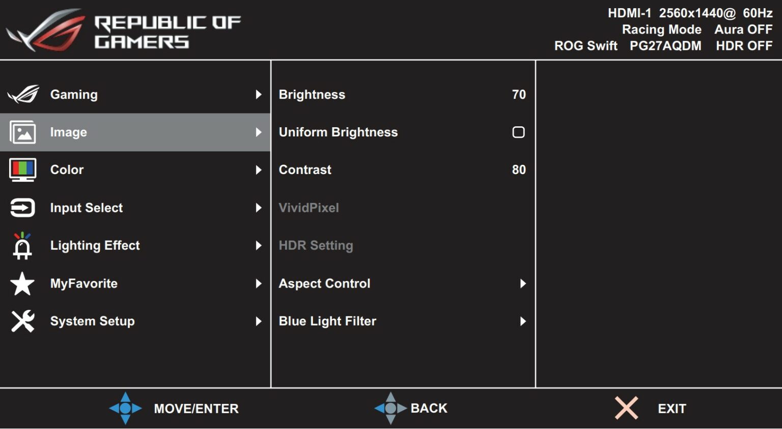 ASUS ROG Swift OLED PG27AQDM monitor - Specs, Pros / Cons: Full DCI-P3 ...