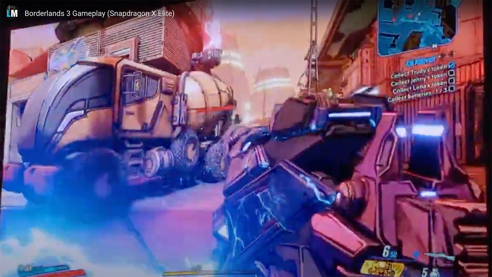 Gaming on Snapdragon X Elite: Borderlands 3 Gameplay (~30 FPS on the ...