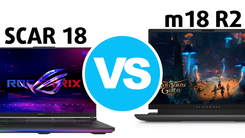 ASUS ROG Strix SCAR 18 vs Alienware m18 R2 – a Modern-Day Gigantomachia ...