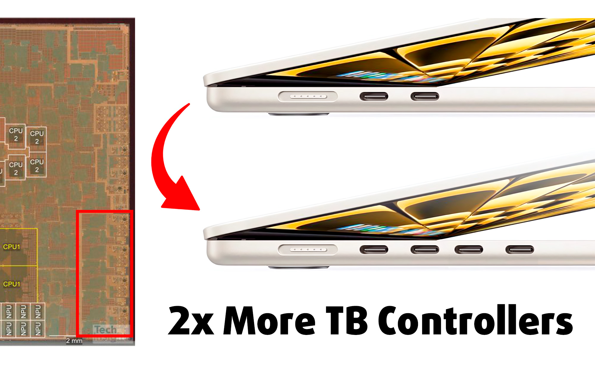 More Ports on M4 Macs? New M4 SoC Shot Shows 2X More Thunderbolt ...
