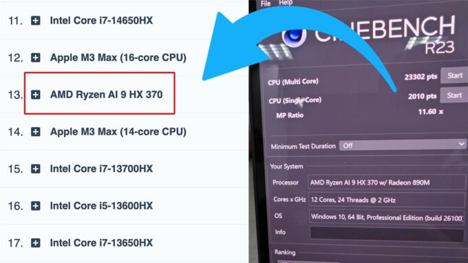 [Updated] AMD Ryzen AI 9 HX 370 Surpassed Apple M3 Pro But Didn't Reach ...