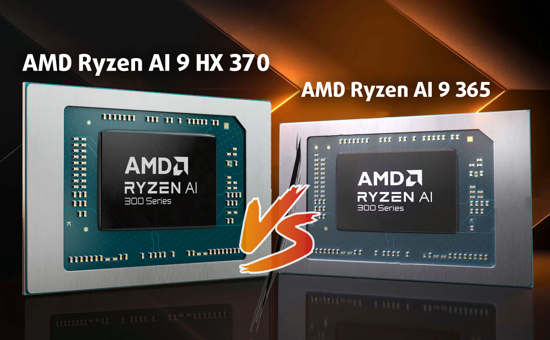 Vergleich AMD Ryzen AI 9 HX 370 Vs AMD Ryzen AI 9 365 HX 370 Vergleich AMD Ryzen AI 9 HX 370 Vs AMD Ryzen AI 9 365 HX 370