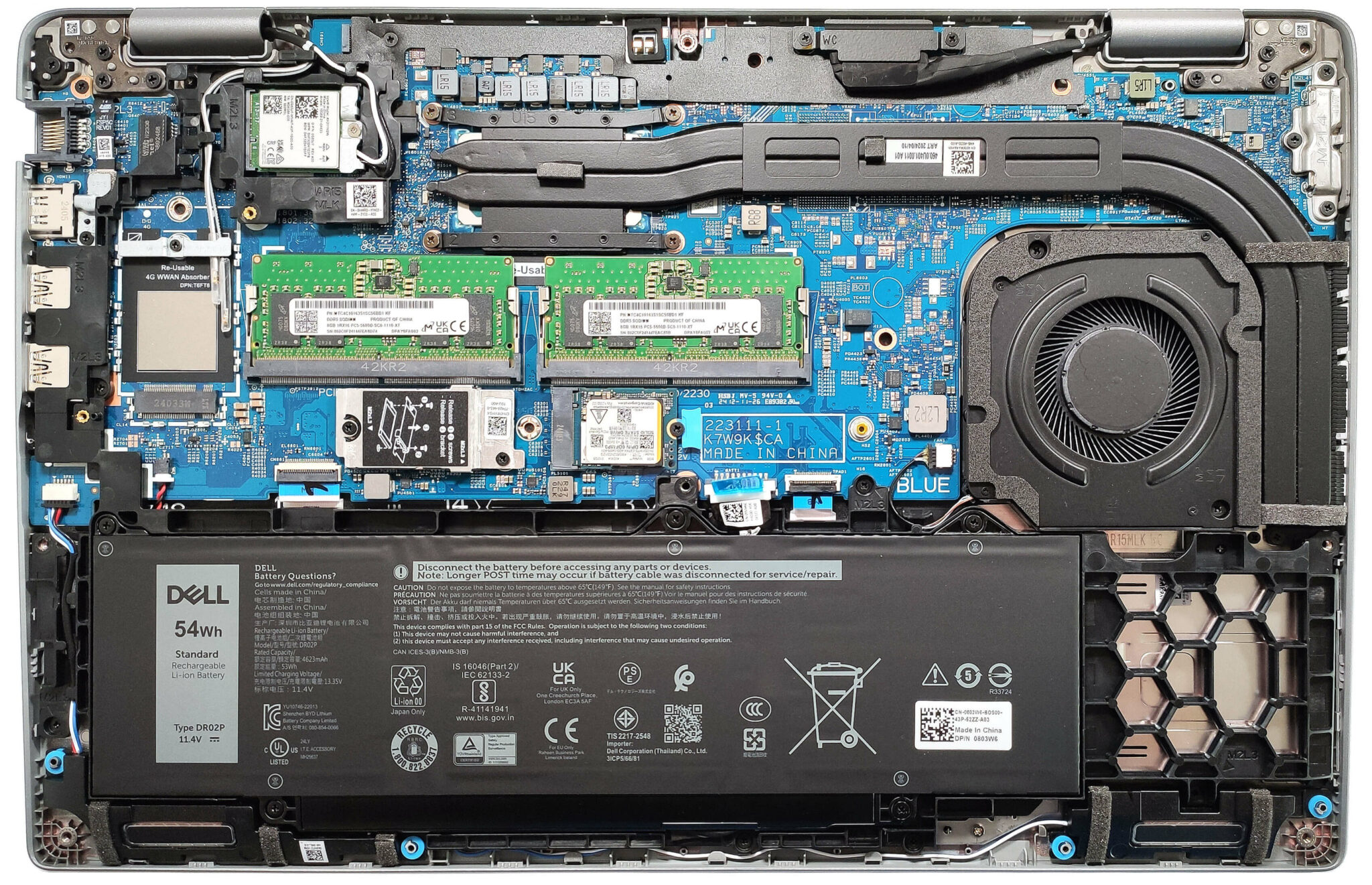 How to open Dell Latitude 5550 - disassembly and upgrade options | LaptopMedia.com
