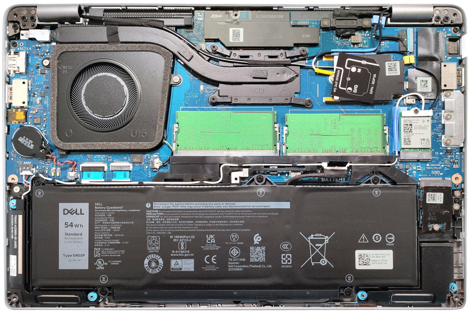 How to open Dell Latitude 5450 - disassembly and upgrade options ...