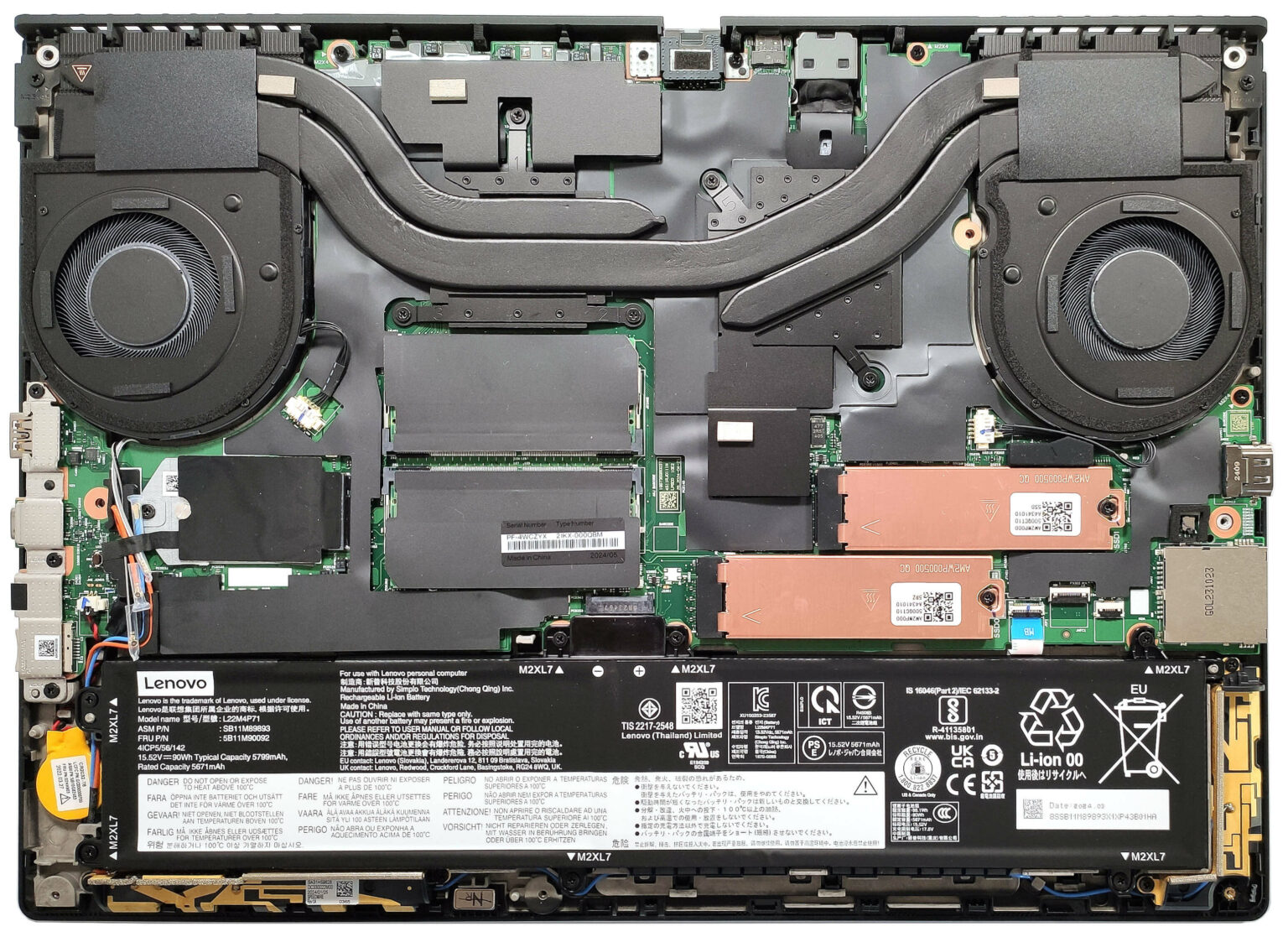 How to open Lenovo ThinkPad P16v Gen 2 - disassembly and upgrade ...