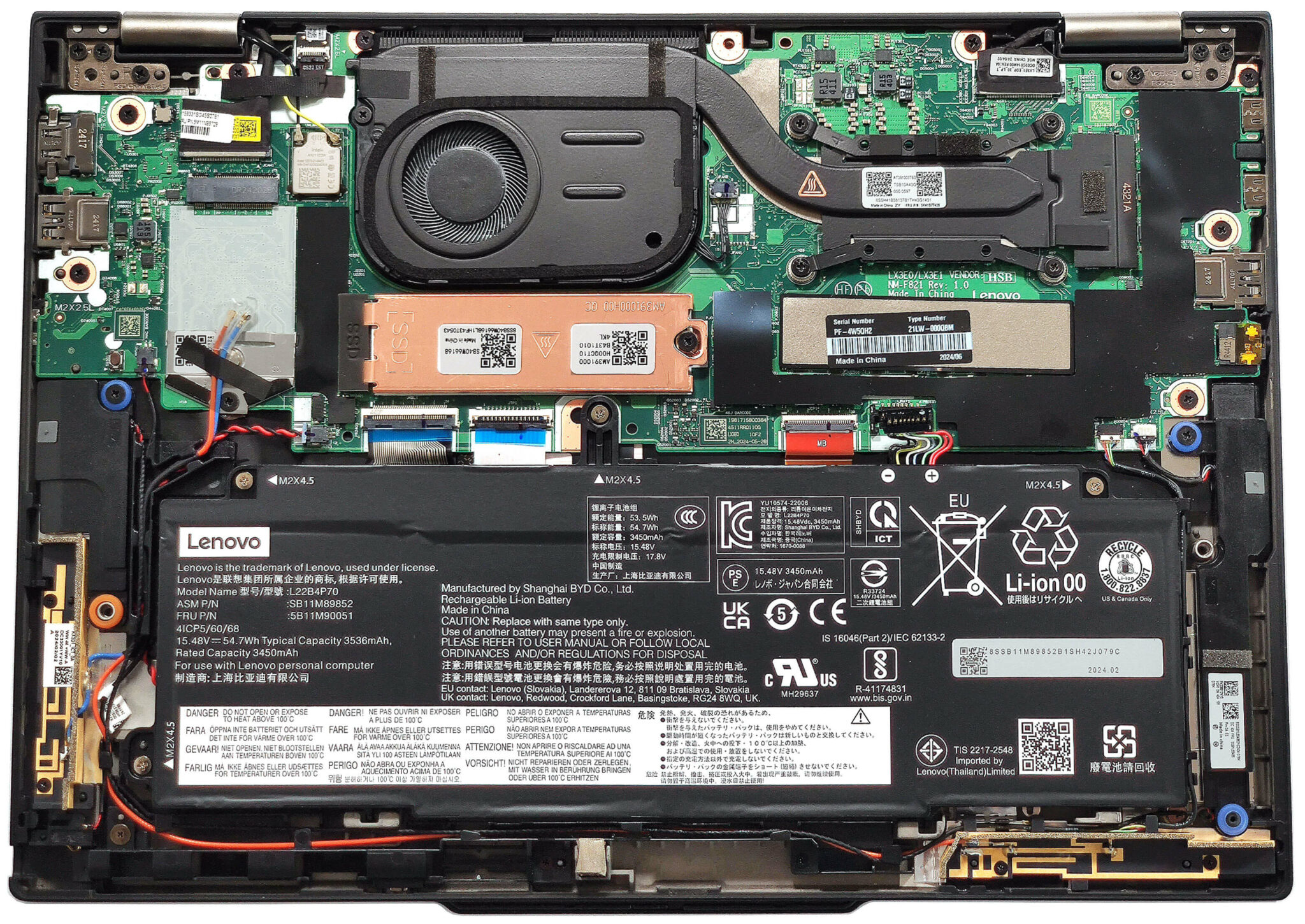How to open Lenovo ThinkPad X13 2-in-1 Gen 5 - disassembly and upgrade ...