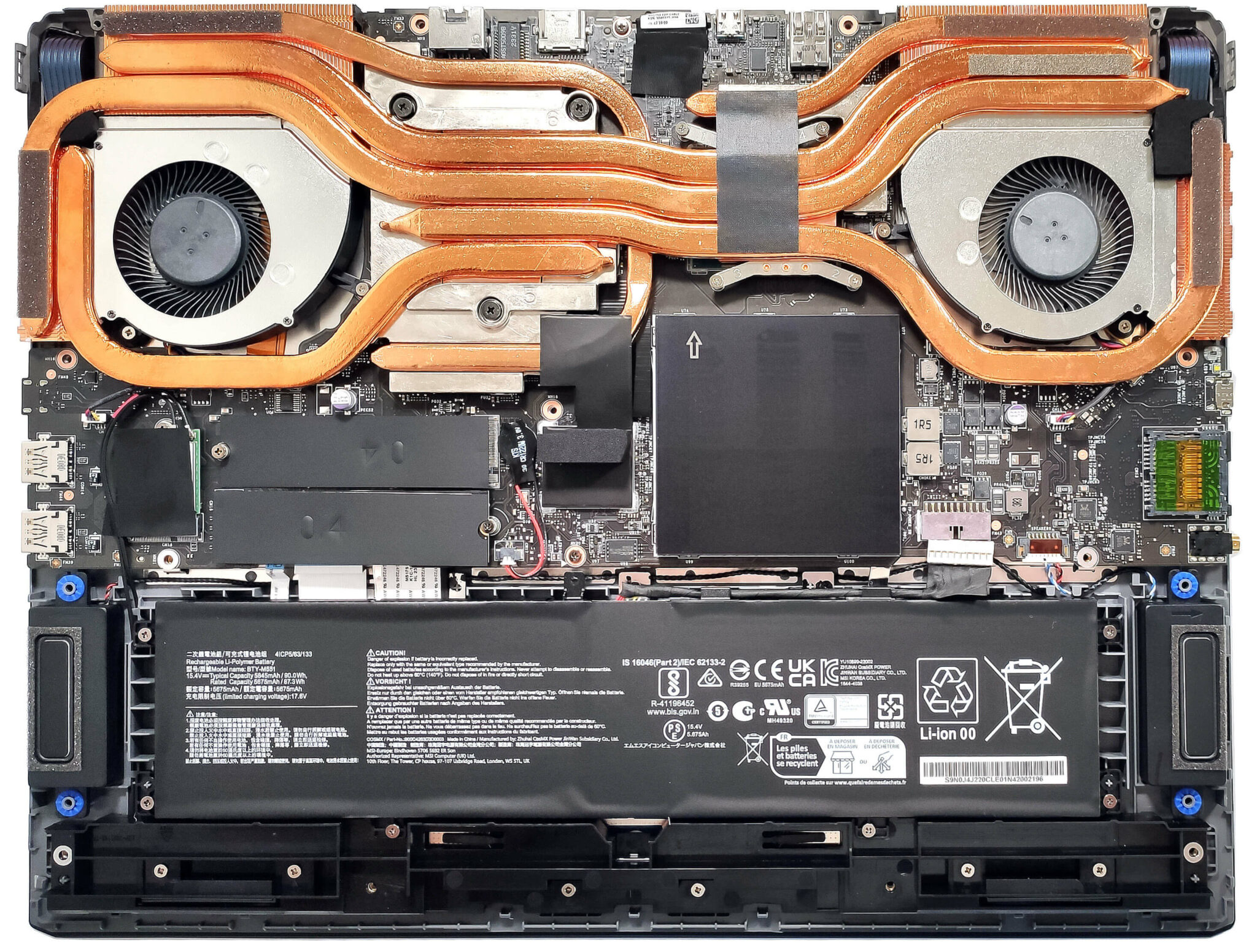 How to open MSI Vector 17 HX A13V - disassembly and upgrade options ...