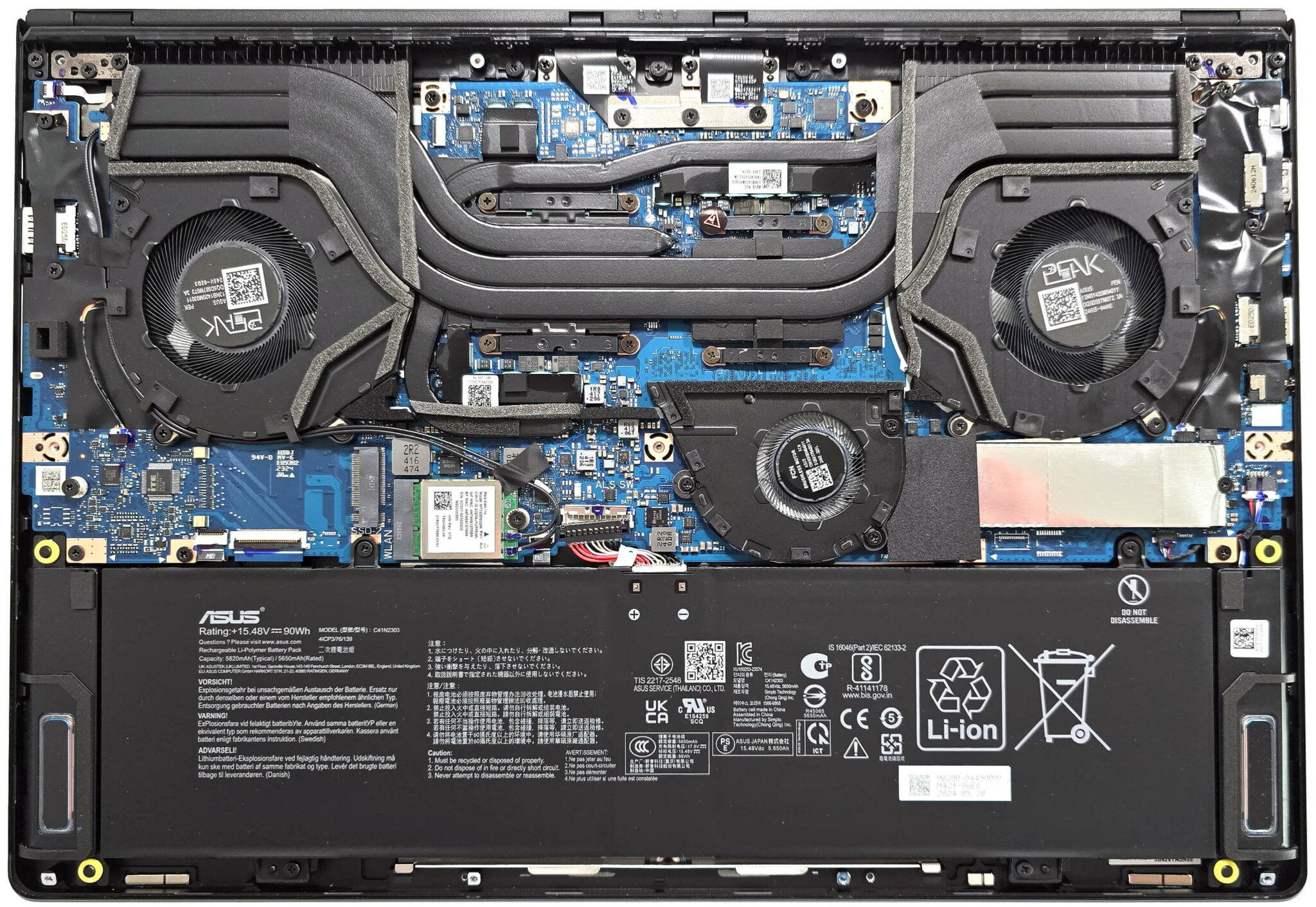 How to open ASUS ProArt P16 (H7606) – disassembly and upgrade options ...
