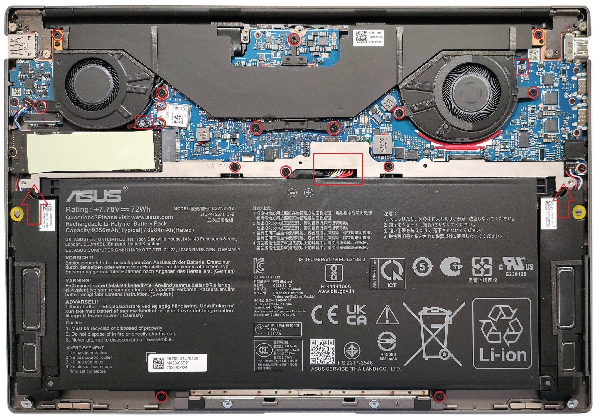 How to open ASUS Zenbook S 14 UX5406 - disassembly and upgrade options ...
