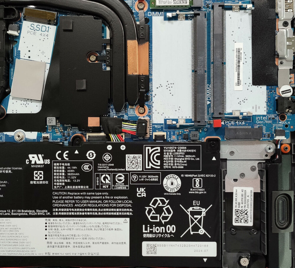 How to open Lenovo ThinkBook 14 Gen 7 (Intel) - disassembly and upgrade options | LaptopMedia.com