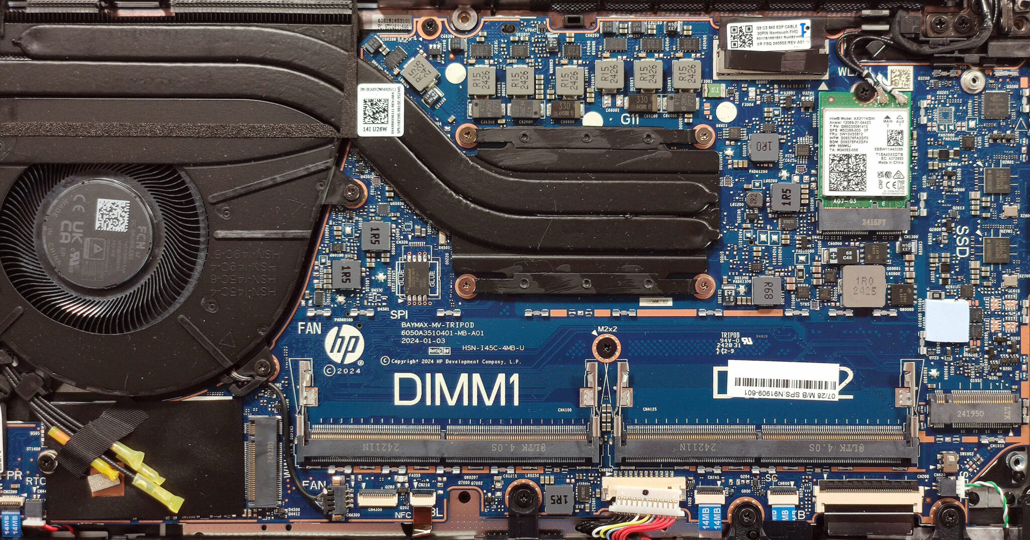 How to open HP EliteBook 840 G11 - disassembly and upgrade options ...