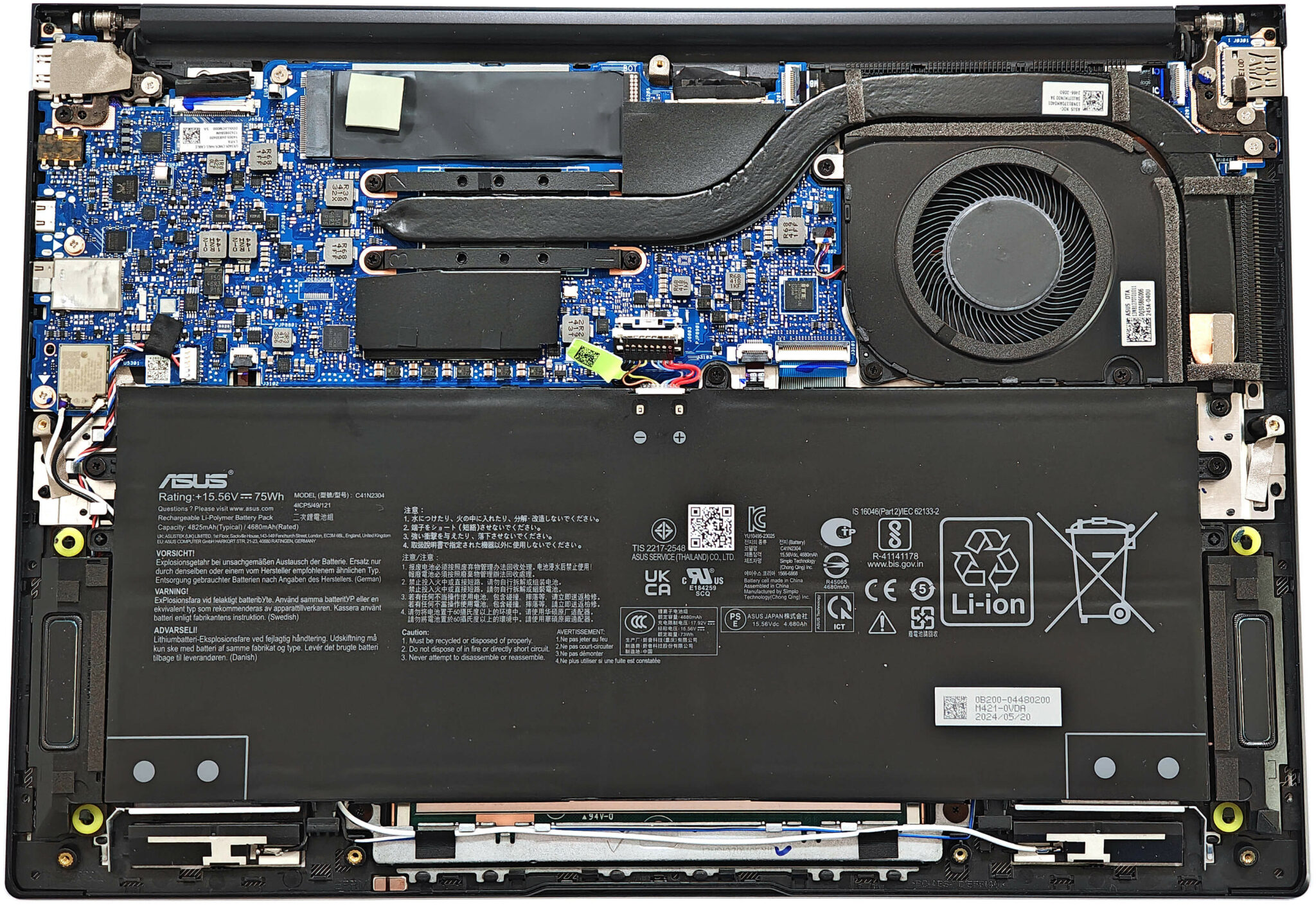 How to open ASUS Zenbook 14 OLED UM3406 – disassembly and upgrade ...