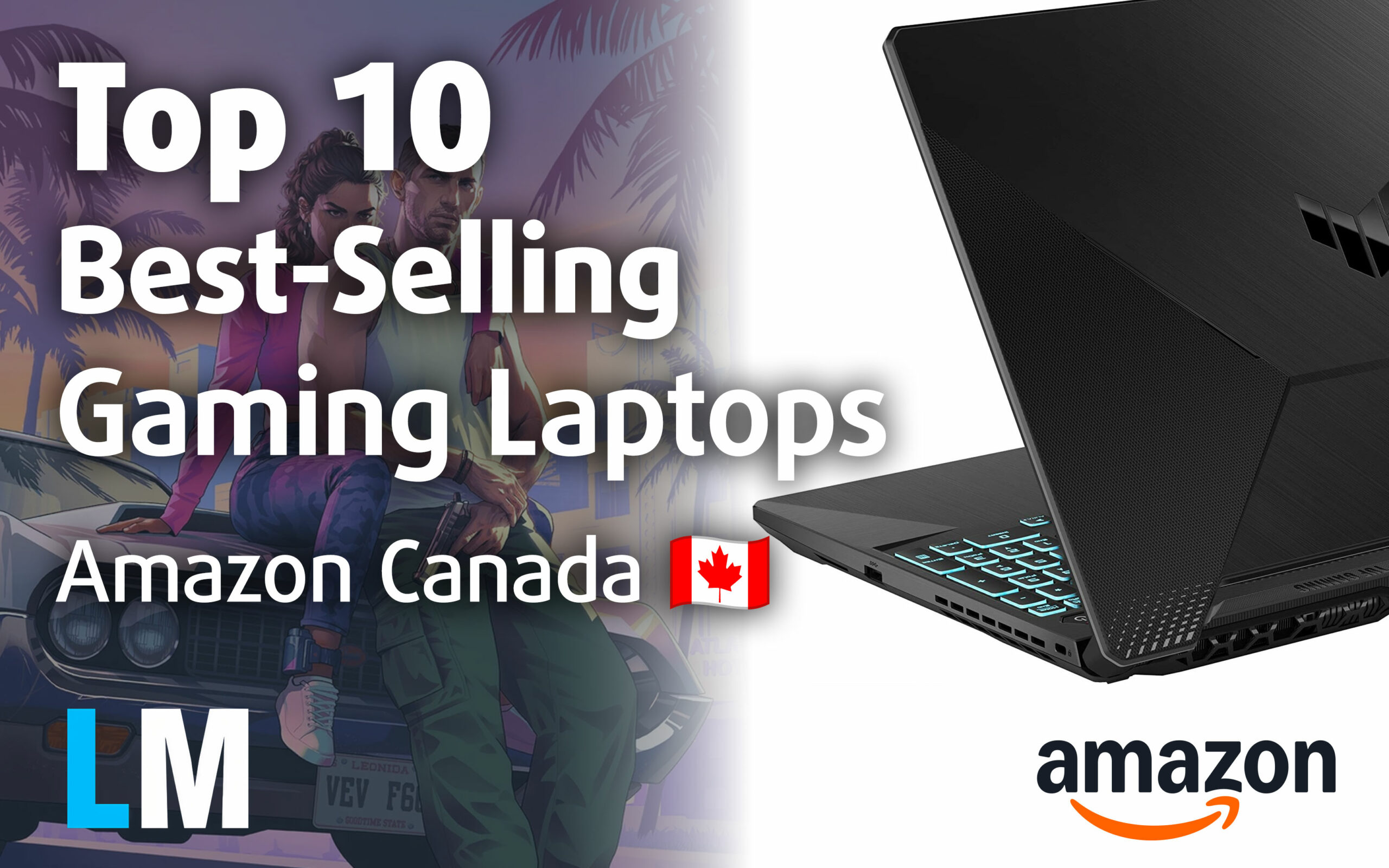 November 2024 Amazon Canada Top 10 Best Selling Gaming Laptops ASUS TUF Gaming A15 Takes the Lead LaptopMedia